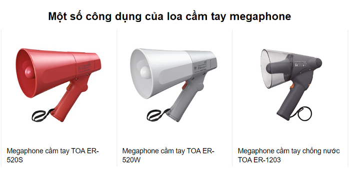 Tổng hợp các công dụng của loa cầm tay megaphone