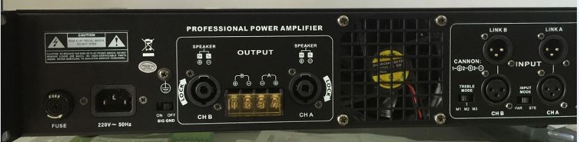 Cục đẩy công suất 2 kênh VK - 2000 AAV chất lượng cao